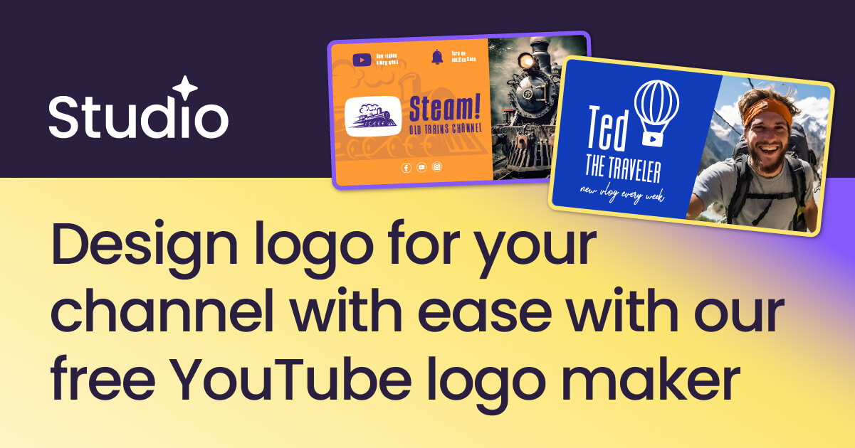 Creador gratuito de logotipos para YouTube - Creative Fabrica